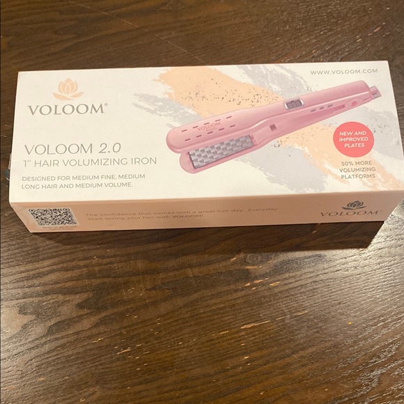 Voloom | Accessories | Voloom 2 Pink Hair Volumizing Iron | Poshmark
